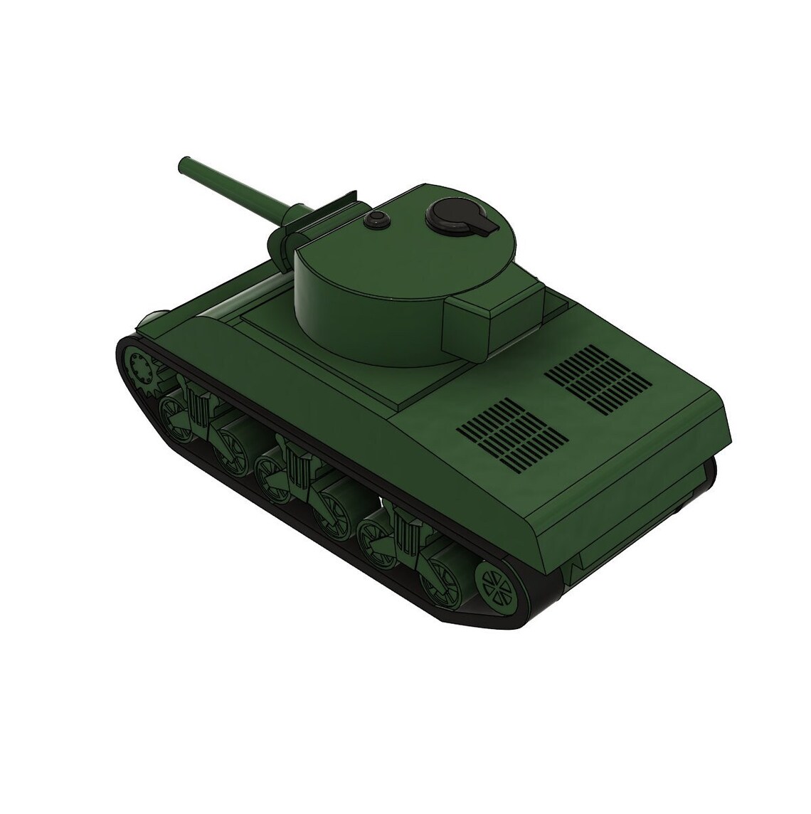 Sherman Tank STL Files for 3D Printing - Etsy
