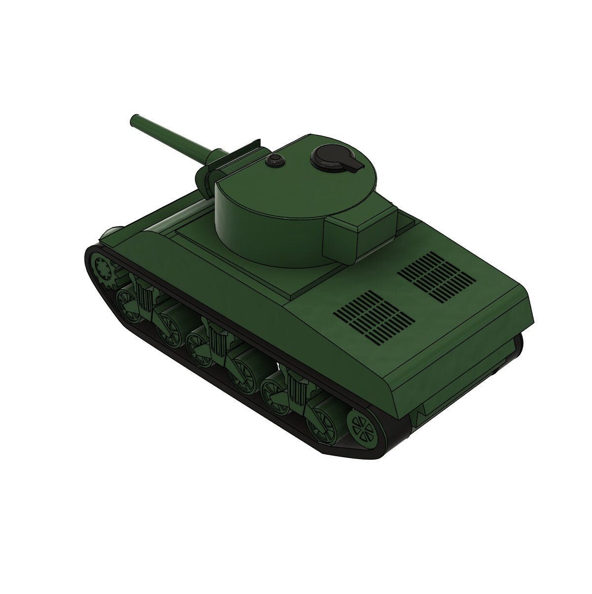 Sherman Tank STL Files for 3D Printing - Etsy
