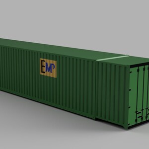 HO Scale 53 Foot Container STL Files for 3D Printing/3d Printable ...