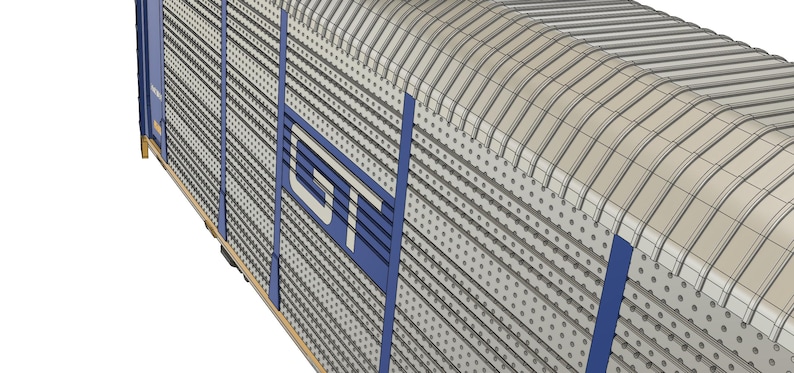 HO Scale 89' Autorack STL Files for 3D Printing | 3D Printable 89 ...