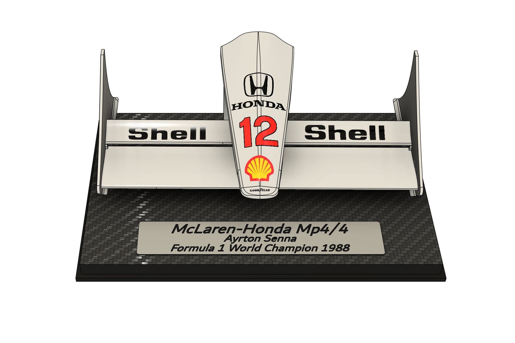 1/8 Scale MP4/4 Nose Cone STL Files for 3D Printing | Decal Sheet File ...