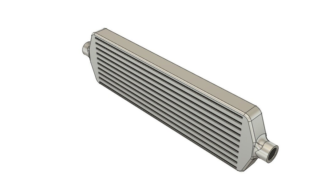 1 10 Scale Intercooler Stl File For 3d Printing Rc Drift Car Accessory