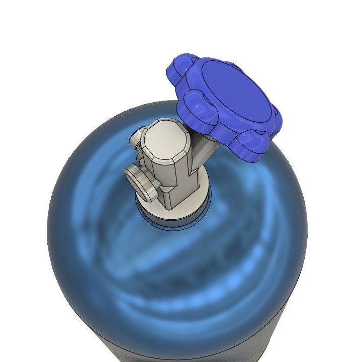 1/10 Scale Nitrous Bottle STL File for 3D Printing/nos 3D Printable ...