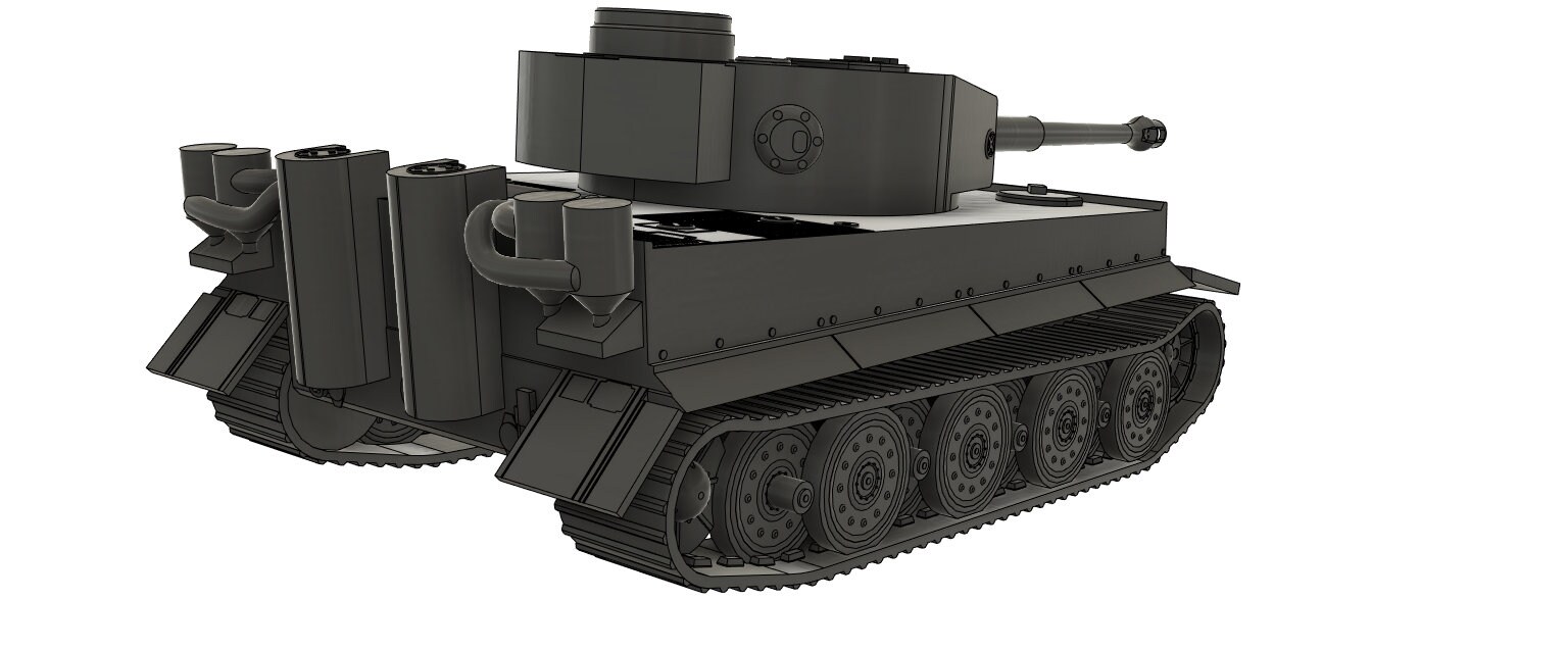 Tiger Tank STL Files for 3D Printing/ WW2 Tank Model Files - Etsy