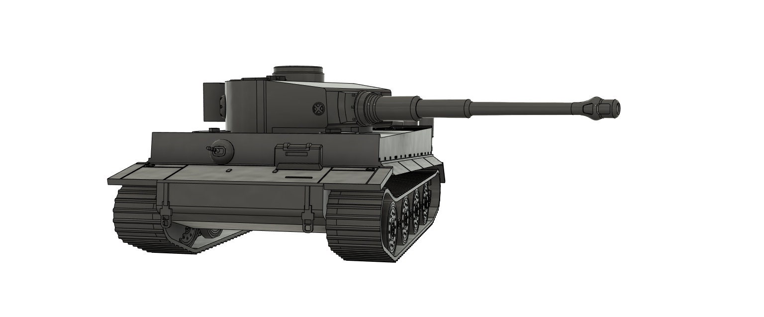 Tiger Tank STL Files for 3D Printing/ WW2 Tank Model Files - Etsy