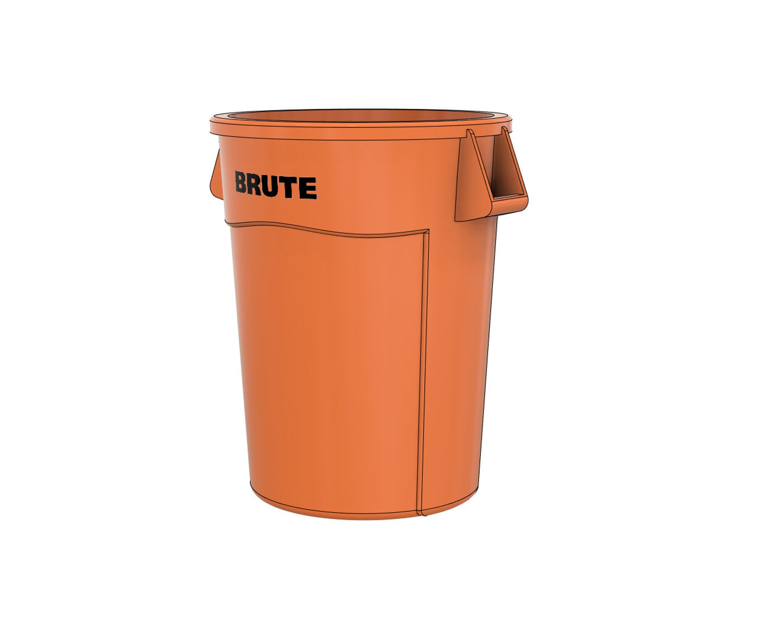 1/10 Scale 32 Gal. Trash Can STL File for 3D Printing - Etsy