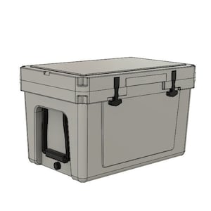 1/10 Scale Cooler STL Files for 3D Printing With Removable Top ...