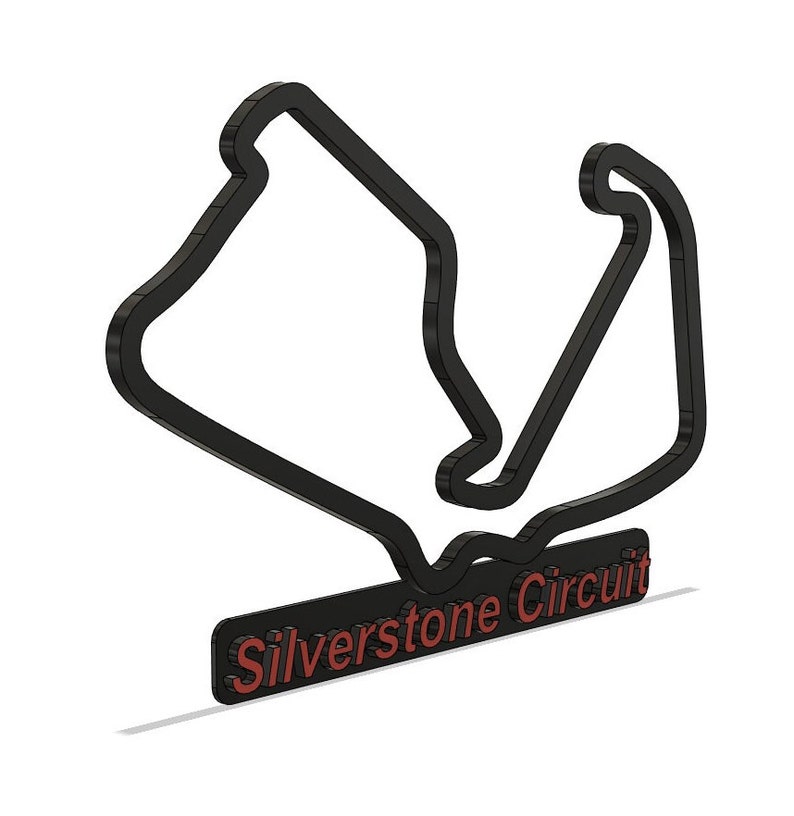 Silverstone Circuit STL Files for 3D Printing - Etsy