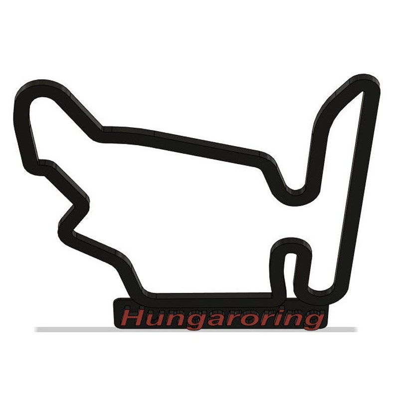 Hungaroring STL Files for 3D Printing/ Hungary Grand Prix Wall Art - Etsy