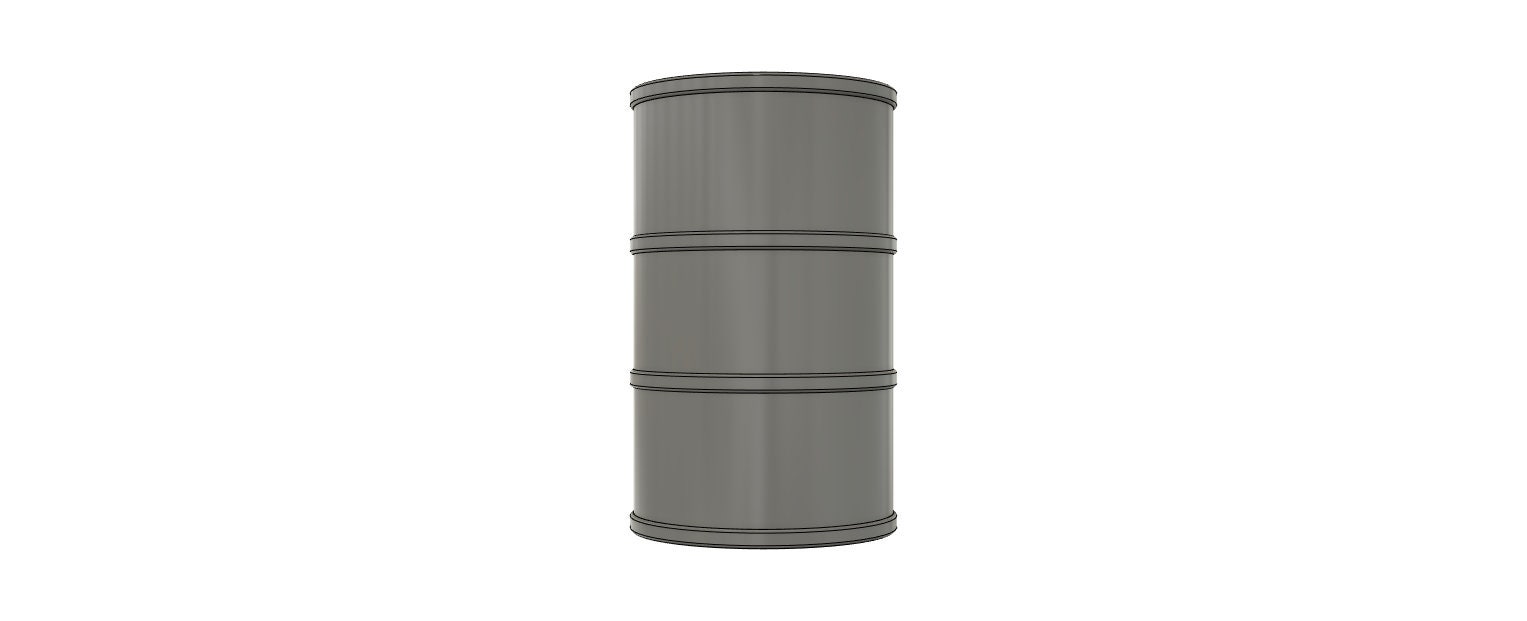 1/10 and 1/24 Scale 55 Gallon Drum STL Files for 3D Printing - Etsy