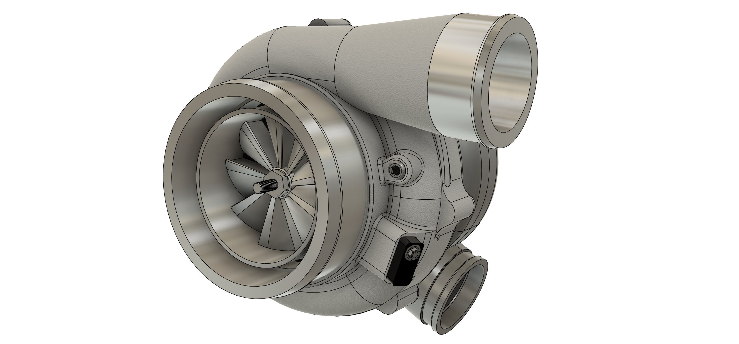 1/10 Scale Turbo STL File for 3D Printing| Digital File | Traxxas ...