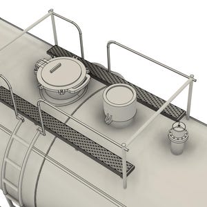 HO Scale Tanker Car STL Files for 3D Printing | 3D Printable 30k Gallon ...