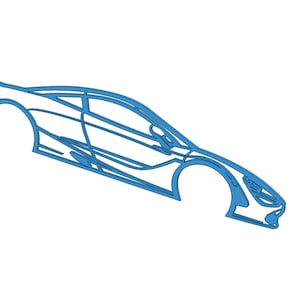 720s Outline STL File for 3D Printing | 3D Printable Supercar Wall Art ...
