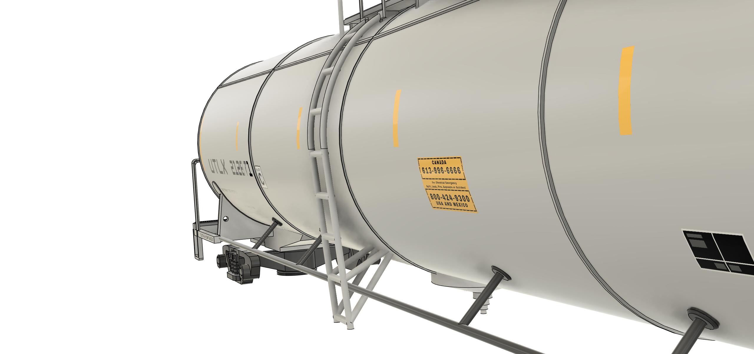 HO Scale Tanker Car STL Files for 3D Printing | 3D Printable 30k Gallon ...