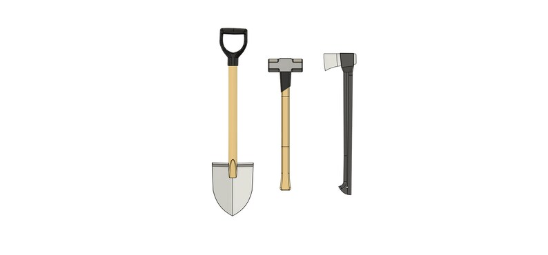 1/10 Scale Tool Bundle STL Files | 3D Printing Digital File - Etsy