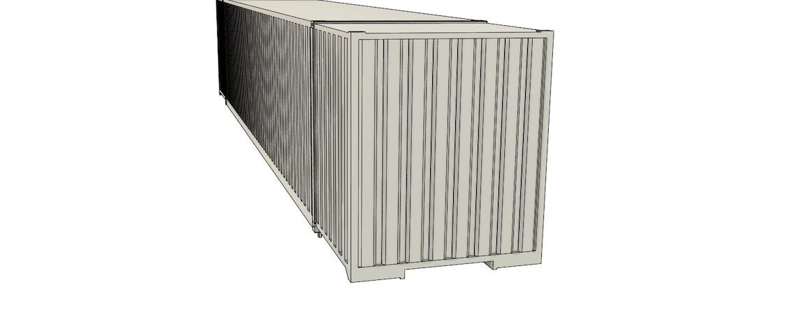 HO Scale 53 Foot Container STL Files for 3D Printing/3d Printable ...