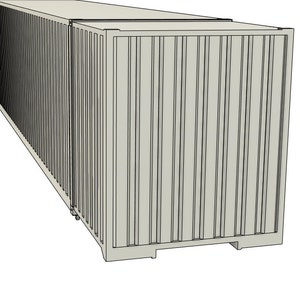 HO Scale 53 Foot Container STL Files for 3D Printing/3d Printable ...