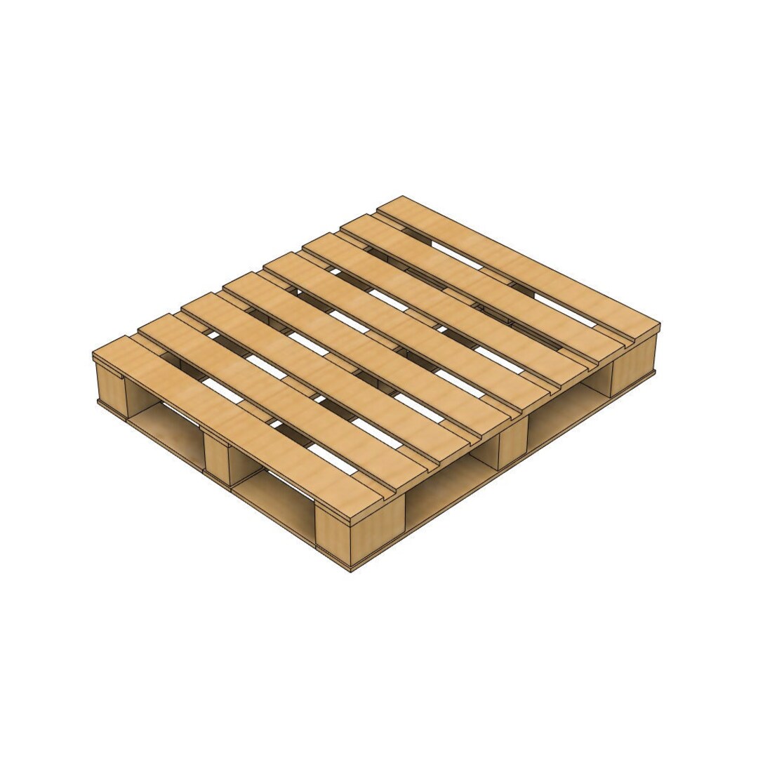 1/10 Scale Pallet STL File for 3D Printing - Etsy