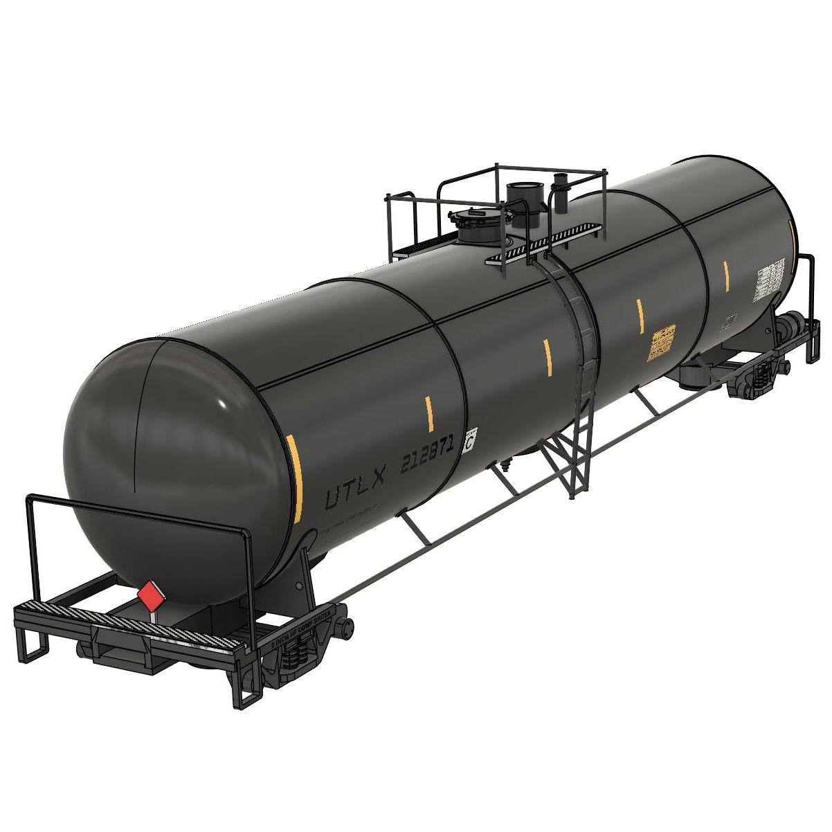 HO Scale Tanker Car STL Files for 3D Printing | 3D Printable 30k Gallon ...