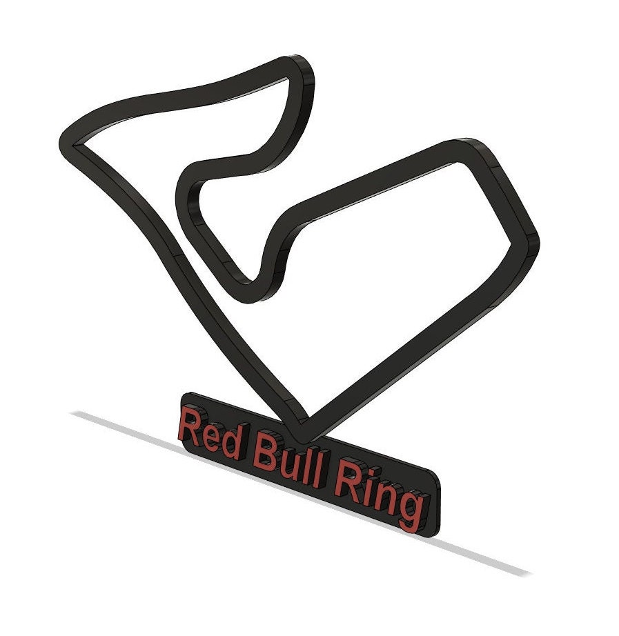 Red Bull Ring STL Files for 3D Printing/spielberg Circuit Wall Art - Etsy