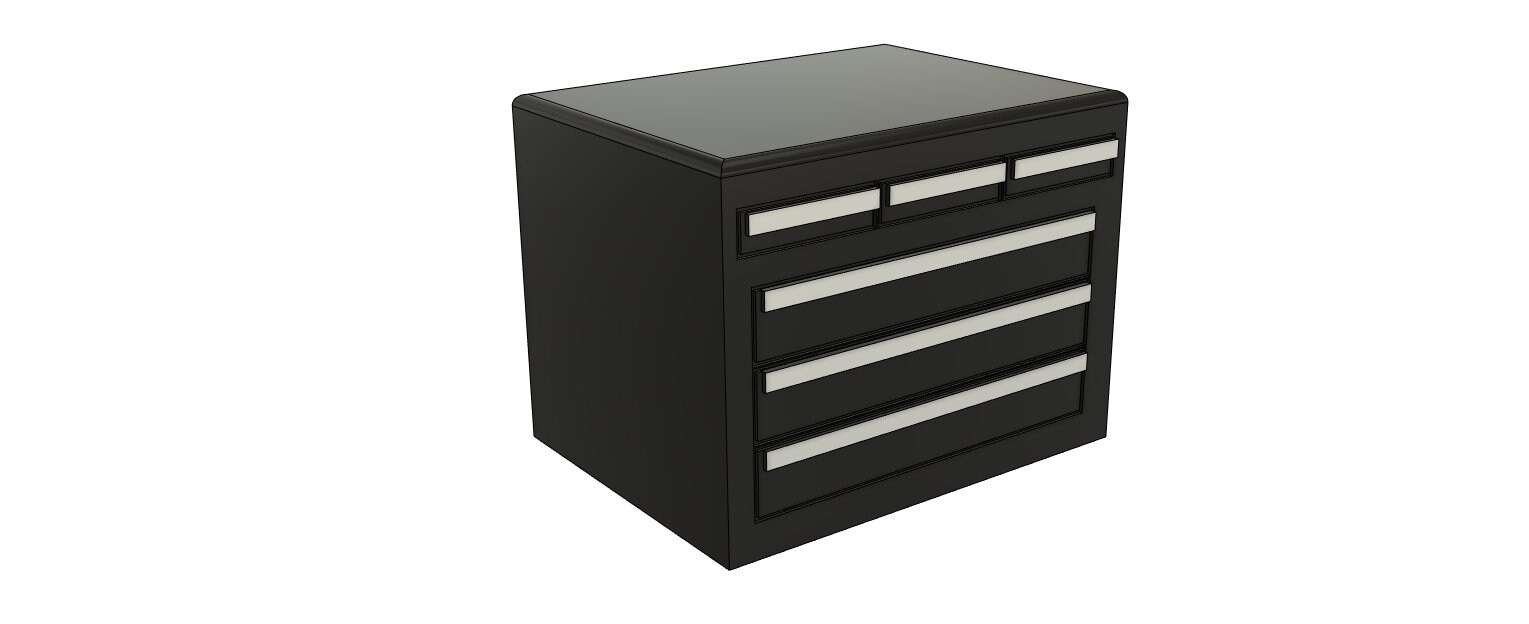 1/10 Scale Tool Box STL Files for 3D Printing/great for Model - Etsy