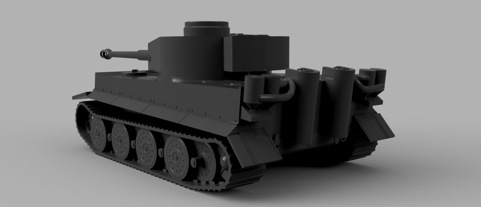 Tiger Tank STL Files for 3D Printing/ WW2 Tank Model Files - Etsy