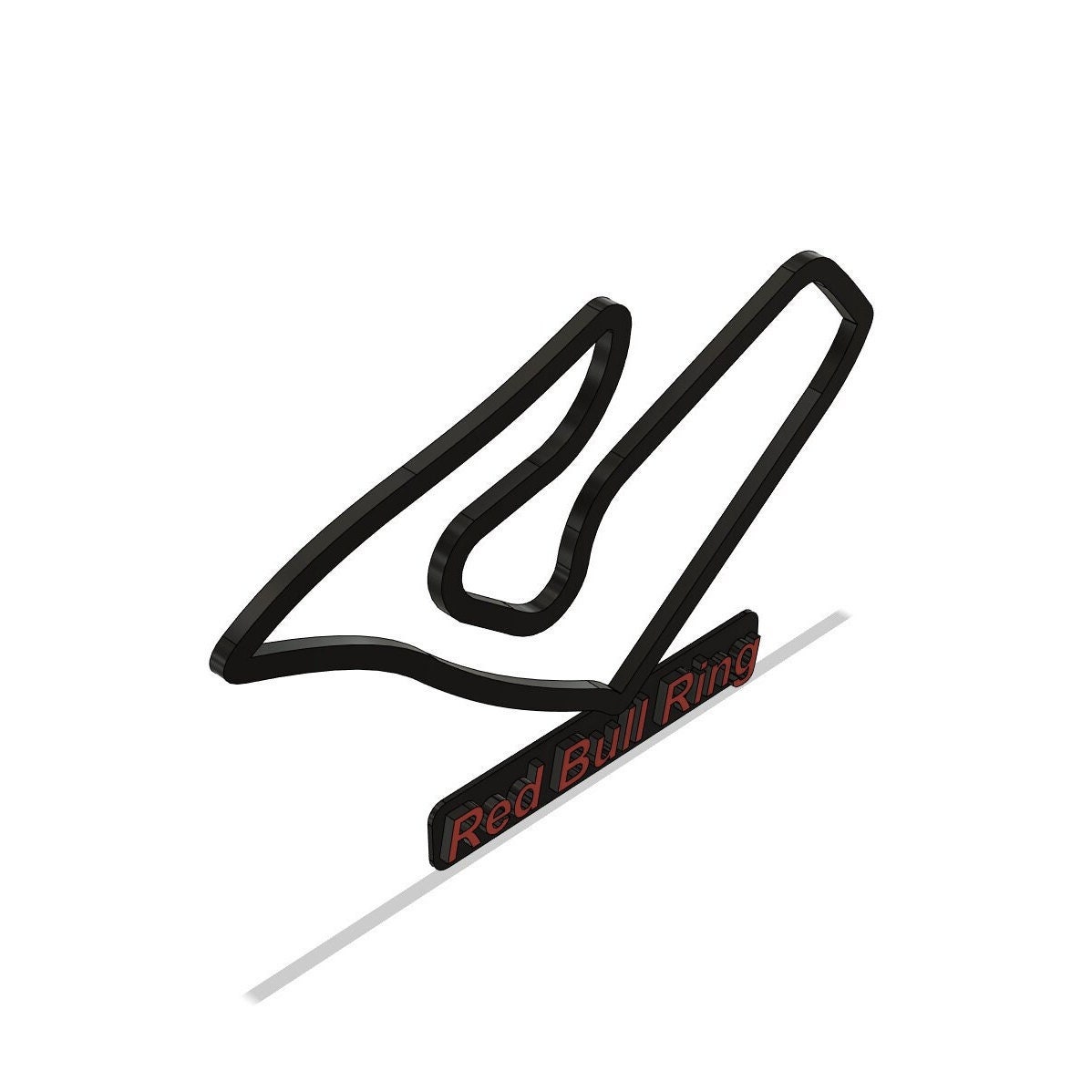 Red Bull Ring STL Files for 3D Printing/spielberg Circuit Wall Art - Etsy