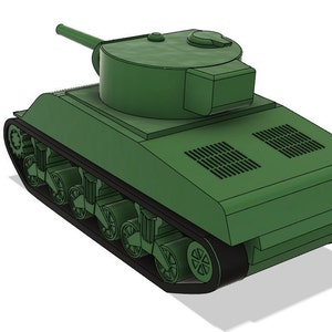 Sherman Tank STL Files for 3D Printing - Etsy