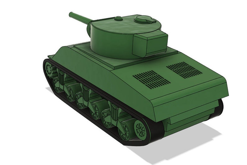 Sherman Tank STL Files for 3D Printing - Etsy UK