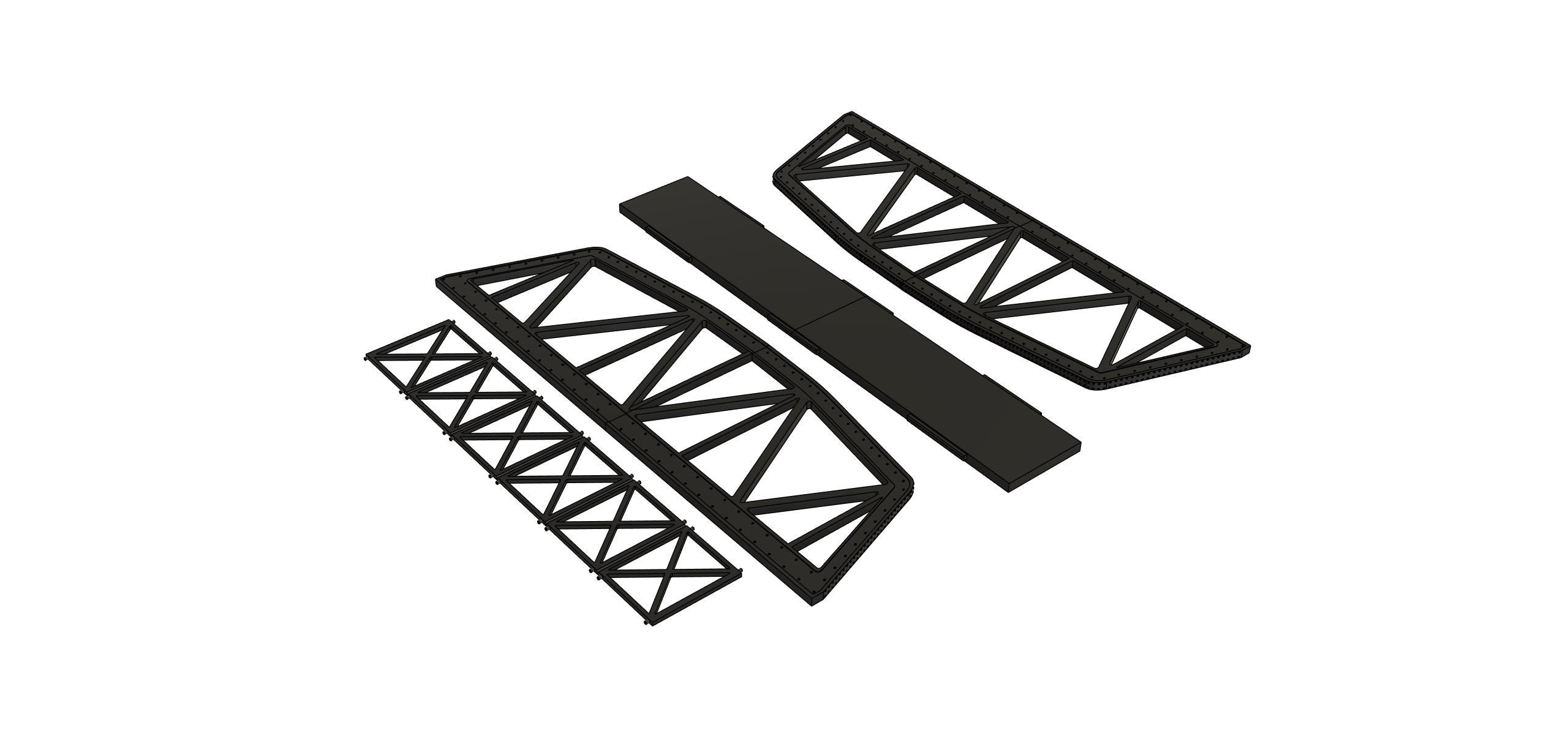 HO Scale Train Bridge STL Files | 3D Printing, 350mm Modular Design - Etsy
