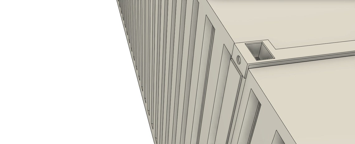 HO Scale 53 Foot Container STL Files for 3D Printing/3d Printable ...