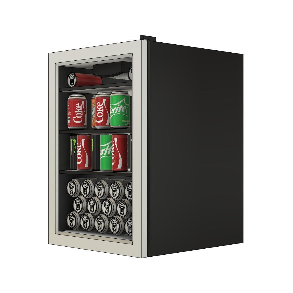 1/10 Scale Mini Fridge STL Files for 3D Printing/ 2 Types of - Etsy ...