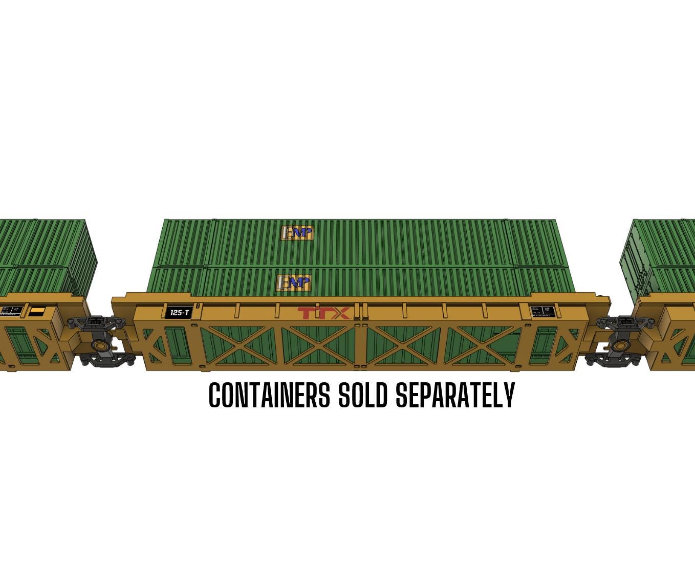 HO Scale 53' Well Car STL Files | 3D Printing Model Railroad With ...
