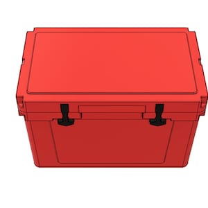 1/10 Scale Cooler STL Files for 3D Printing With Removable Top ...