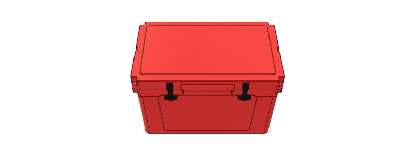 1/10 Scale Cooler STL Files for 3D Printing With Removable Top - Etsy