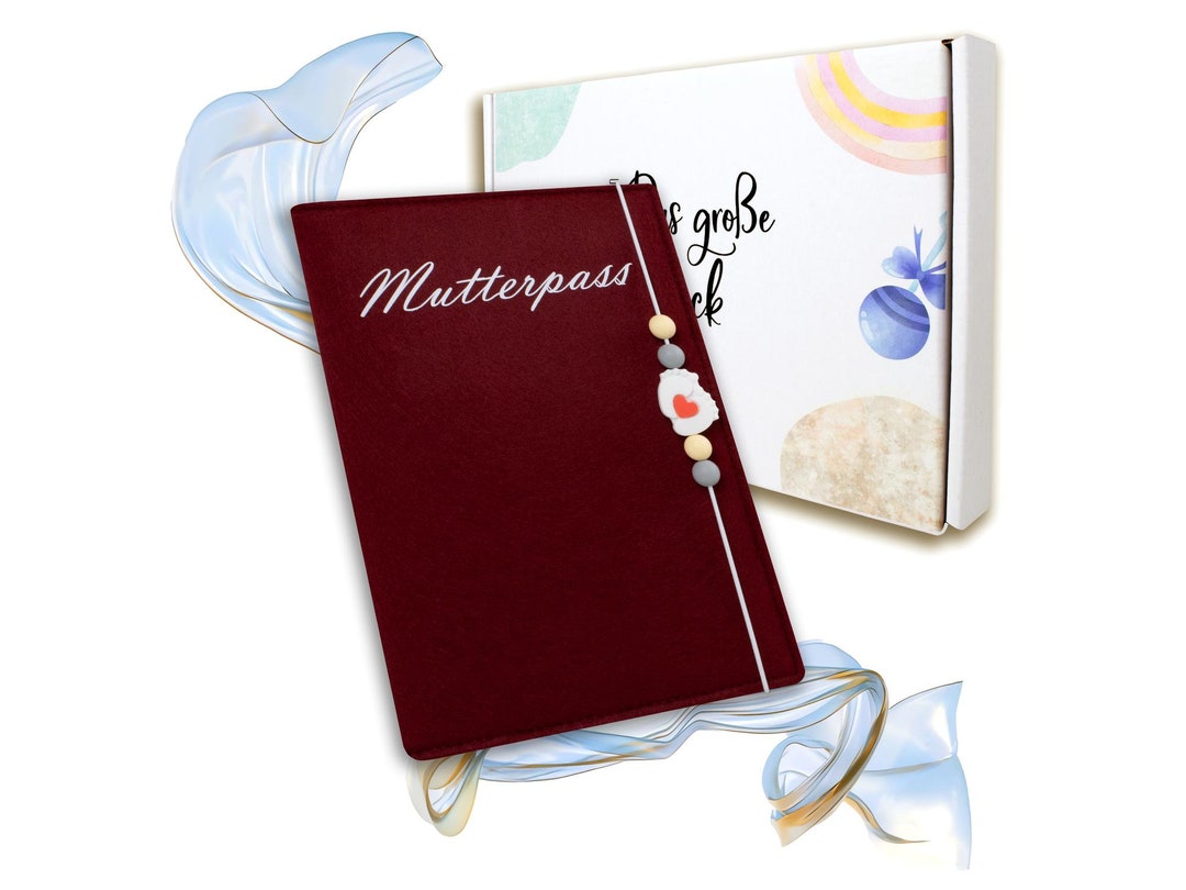 Mutterpass Organizer Mutterpass Schutzhülle Filz Mutterpasshülle Filz ...