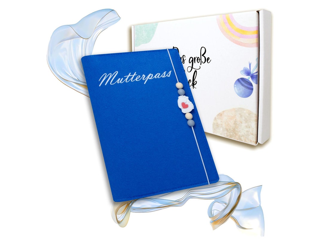 Felt "mutterpass" Organizer, Pregnancy Keepsake Gift - Etsy