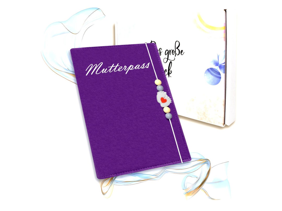 Mutterpass Organizer Mutterpass Schutzhülle Filz Mutterpasshülle Filz ...