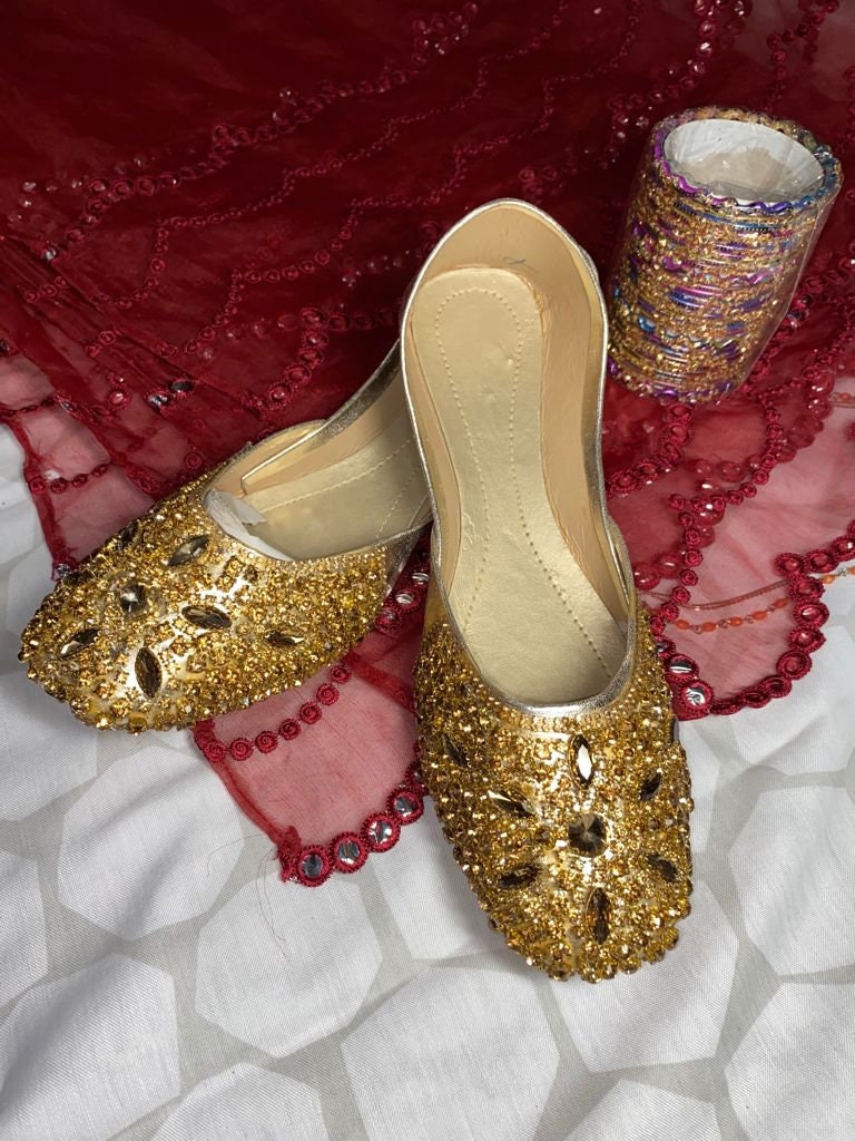 Stone Embellished Khussay - Etsy