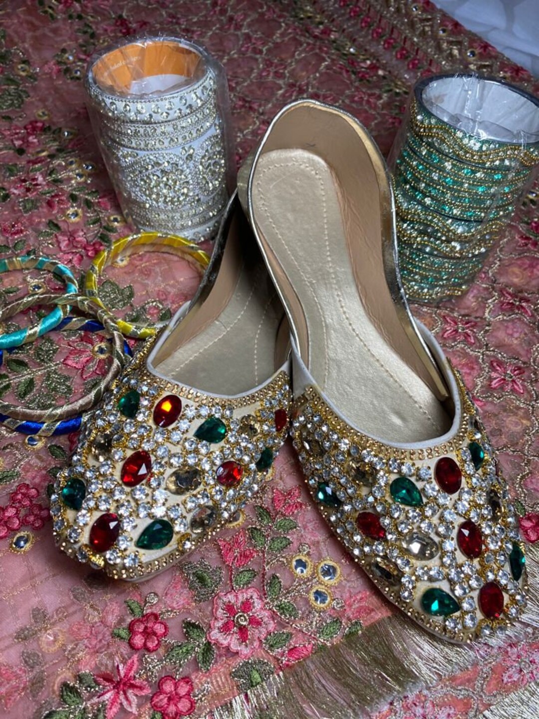 Stone Embellished Khussay - Etsy