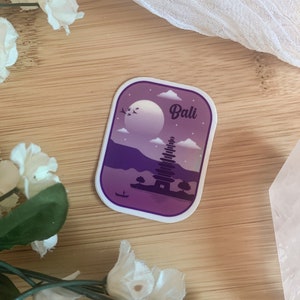Bali Sticker, Travel Bali Sticker, Travel Stickers, Indonesia Stickers ...