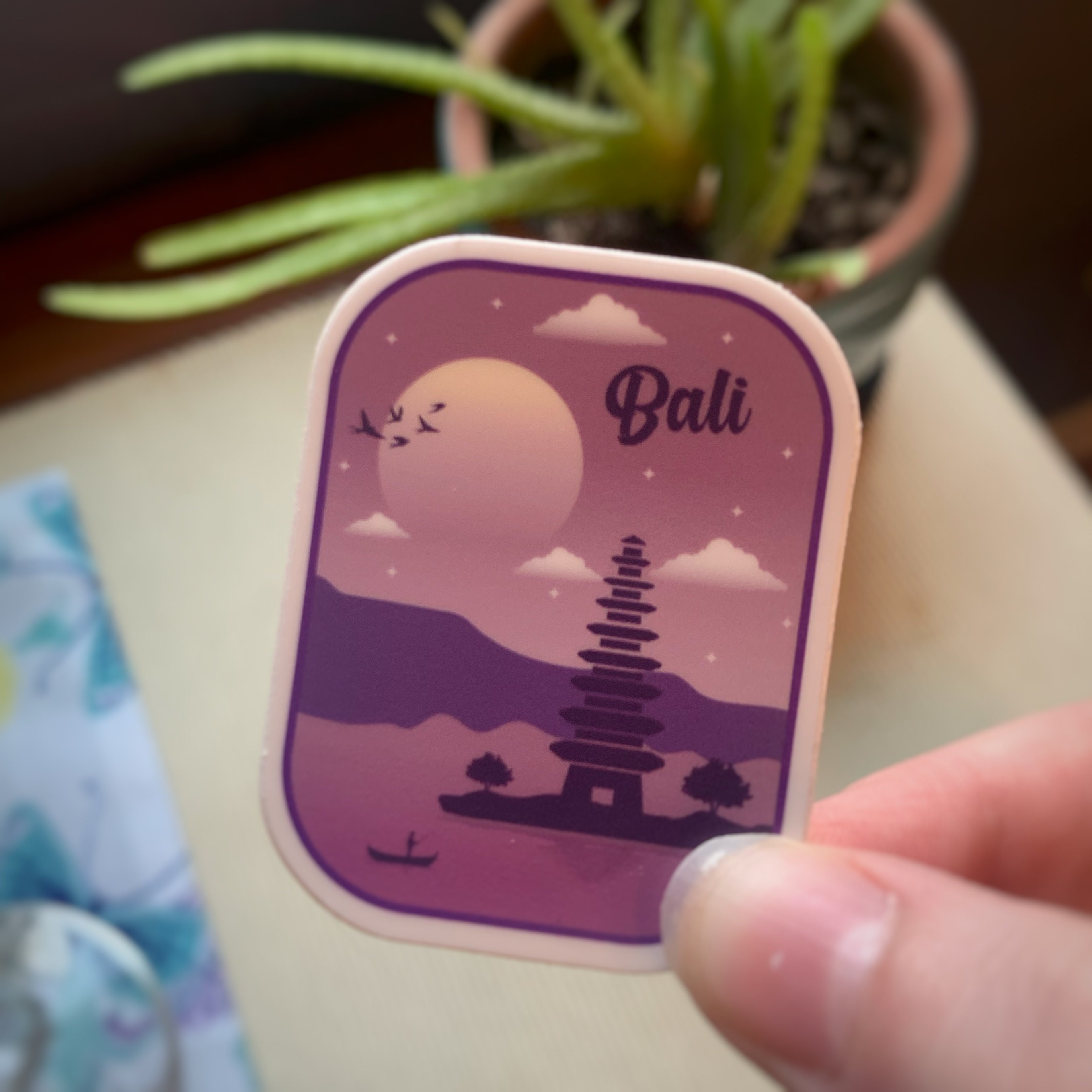 Bali Sticker Travel Bali Sticker Travel Stickers Indonesia - Etsy