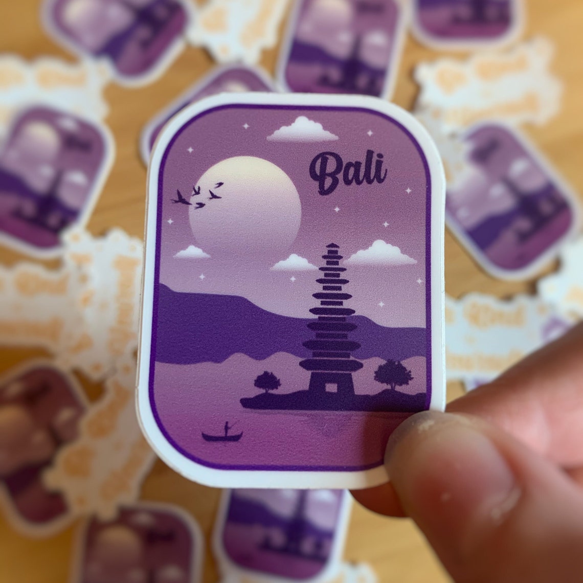 Bali Sticker Travel Bali Sticker Travel Stickers Indonesia - Etsy