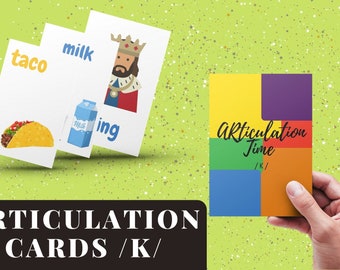 Articulation Cards - Etsy