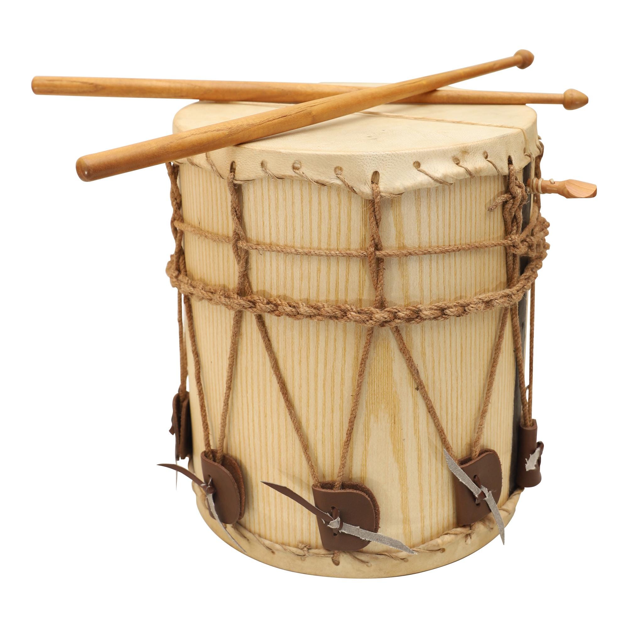 Medieval Snare Drum: Rope Tuned Marching Drum With Sticks - Etsy