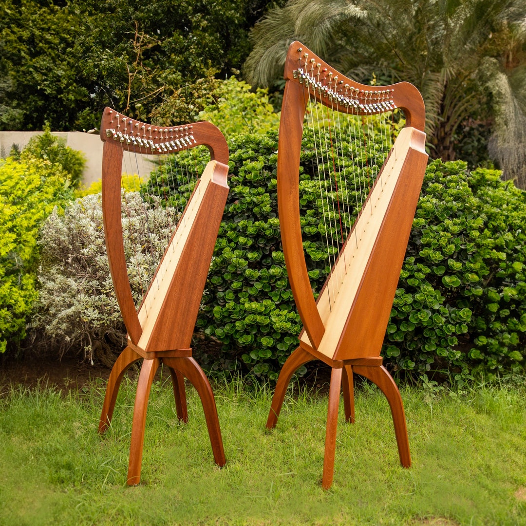 Trinity Cèilidh Harp 15 String & 19 String Celtic Irish Harp Irish ...