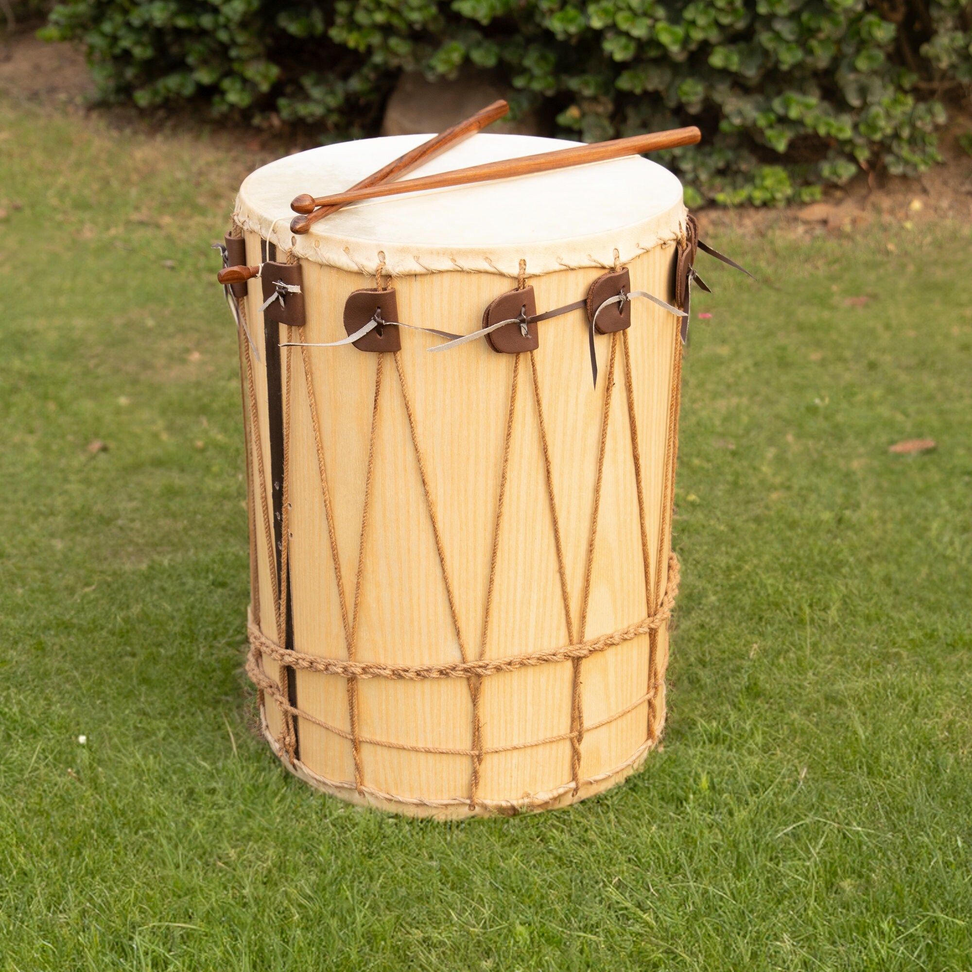 Medieval Snare Drum: Rope Tuned Marching Drum With Sticks - Etsy