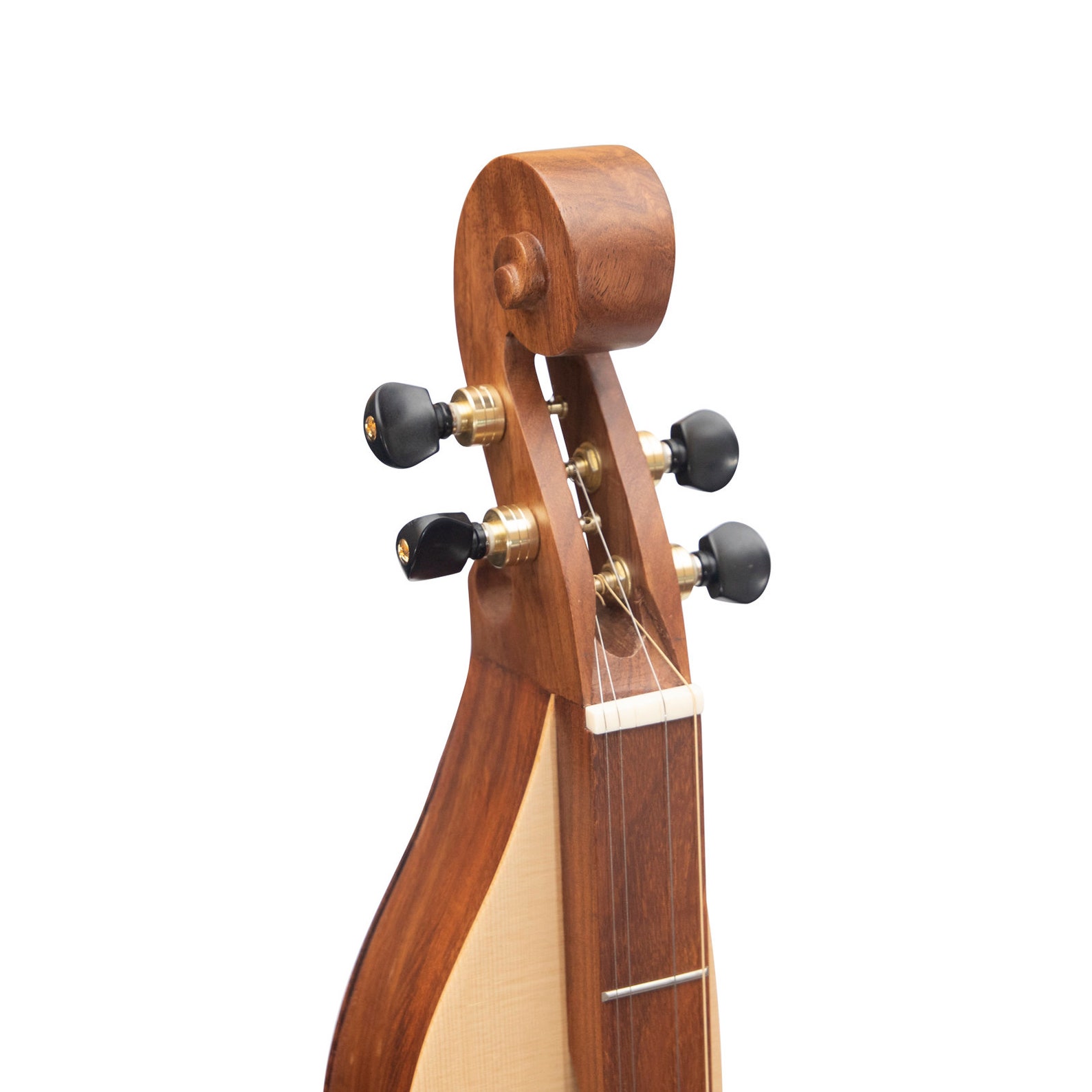 Appalachian Dulcimer 4 String Mountain Dulcimer Cutaway, F-hole ...