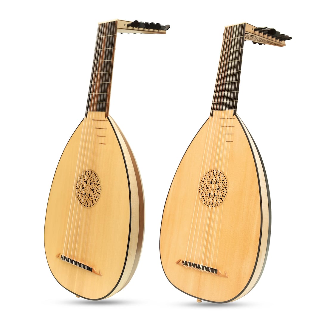 Renaissance Lute 8 Course Handmade Lute 15 Strings Renaissance Lute ...