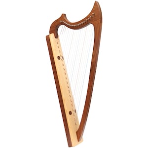 Gothic Harp 19 String, French Gothic Harp, Medieval Harp Handmade, Incl ...